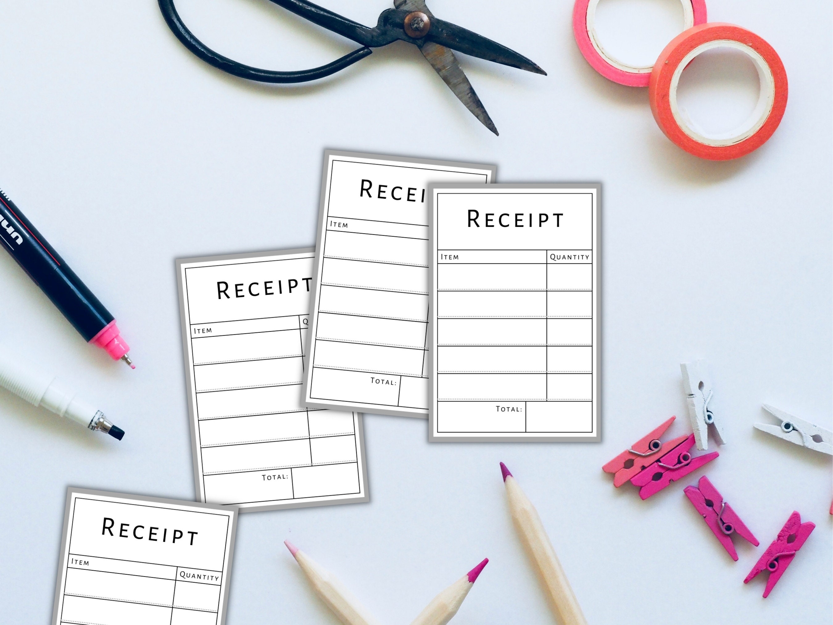 Cute Small Business Receipt, Receipt Form, Small Business Receipt ...