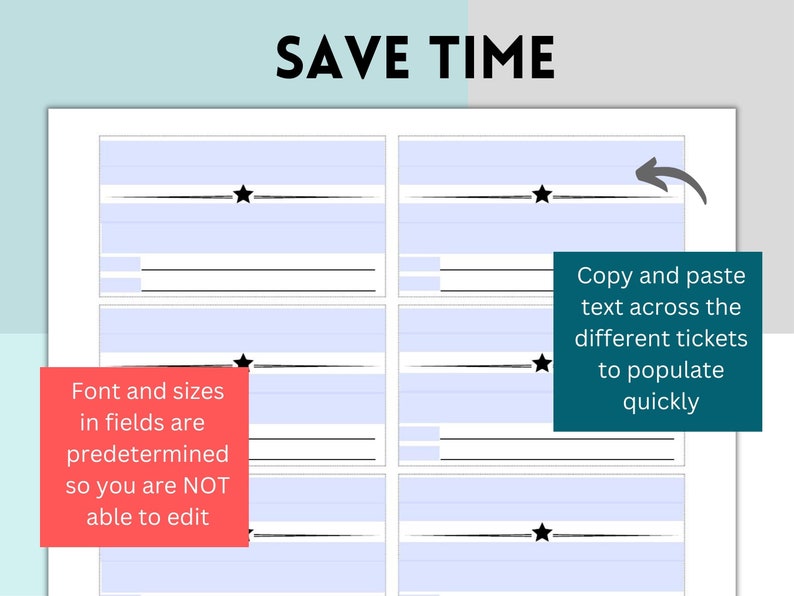 Printable Editable Raffle Ticket, Enter to Win Custom Ticket, PDF ...
