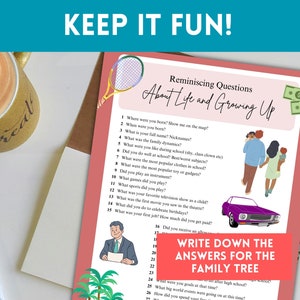 Reminiscing Game for Seniors, Conversation Dementia Resources, Dementia ...