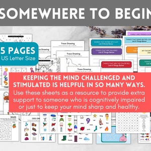 Dementia Care Bundle, Dementia Activities, Alzheimer's Disease ...