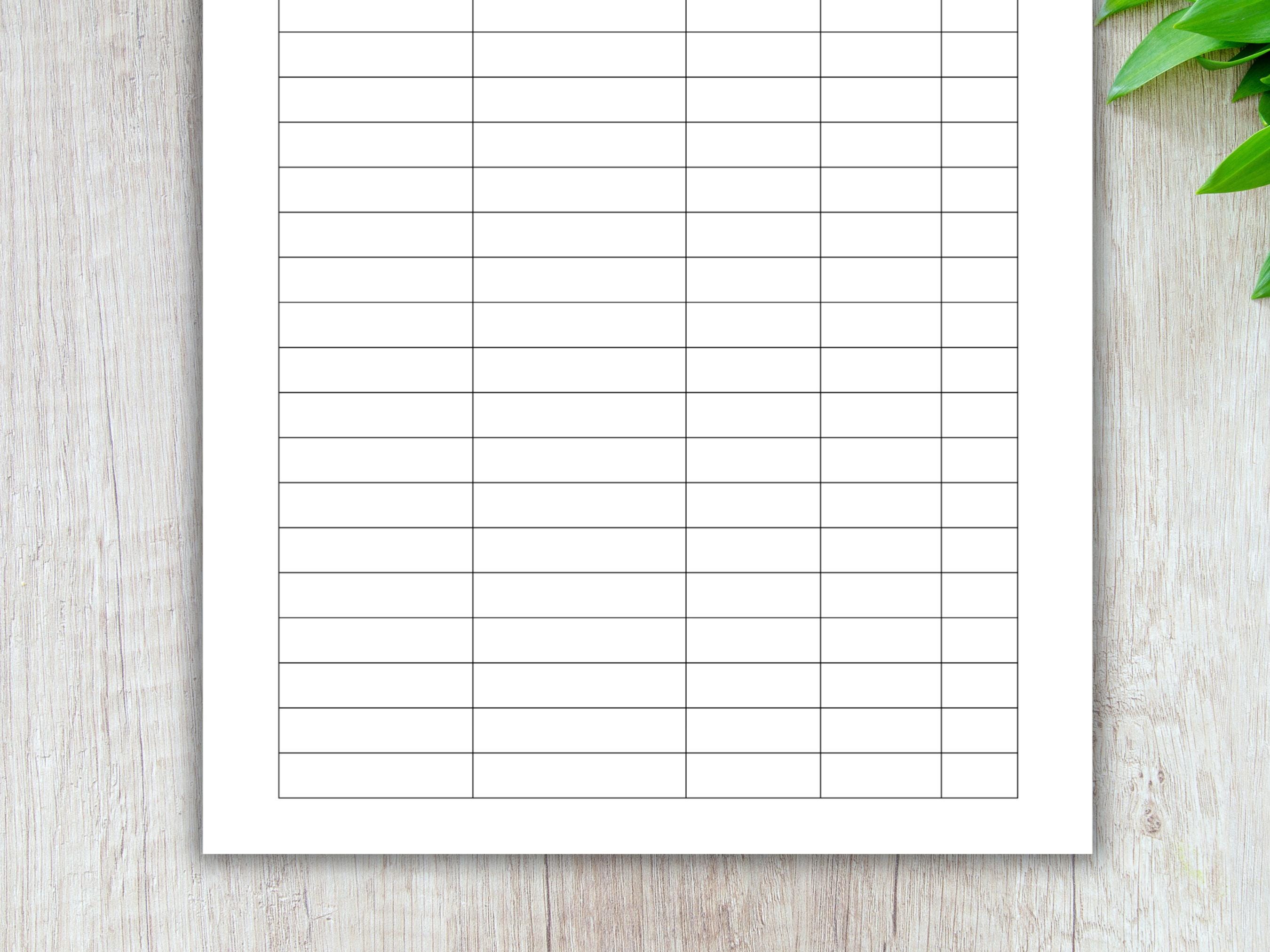 Sign in and Sign Out Sheet, Time in and Time Out Sheet Template ...