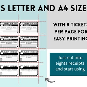 Printable Editable Raffle Ticket, Enter to Win Printable Ticket, Word ...