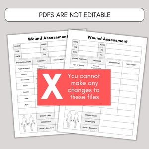 Wound Assessment Chart, Wound Management Chart for Nurses, Skin and ...