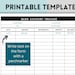 Bank Account Tracker Printable Form, Bank Deposit Log, Money Balance ...