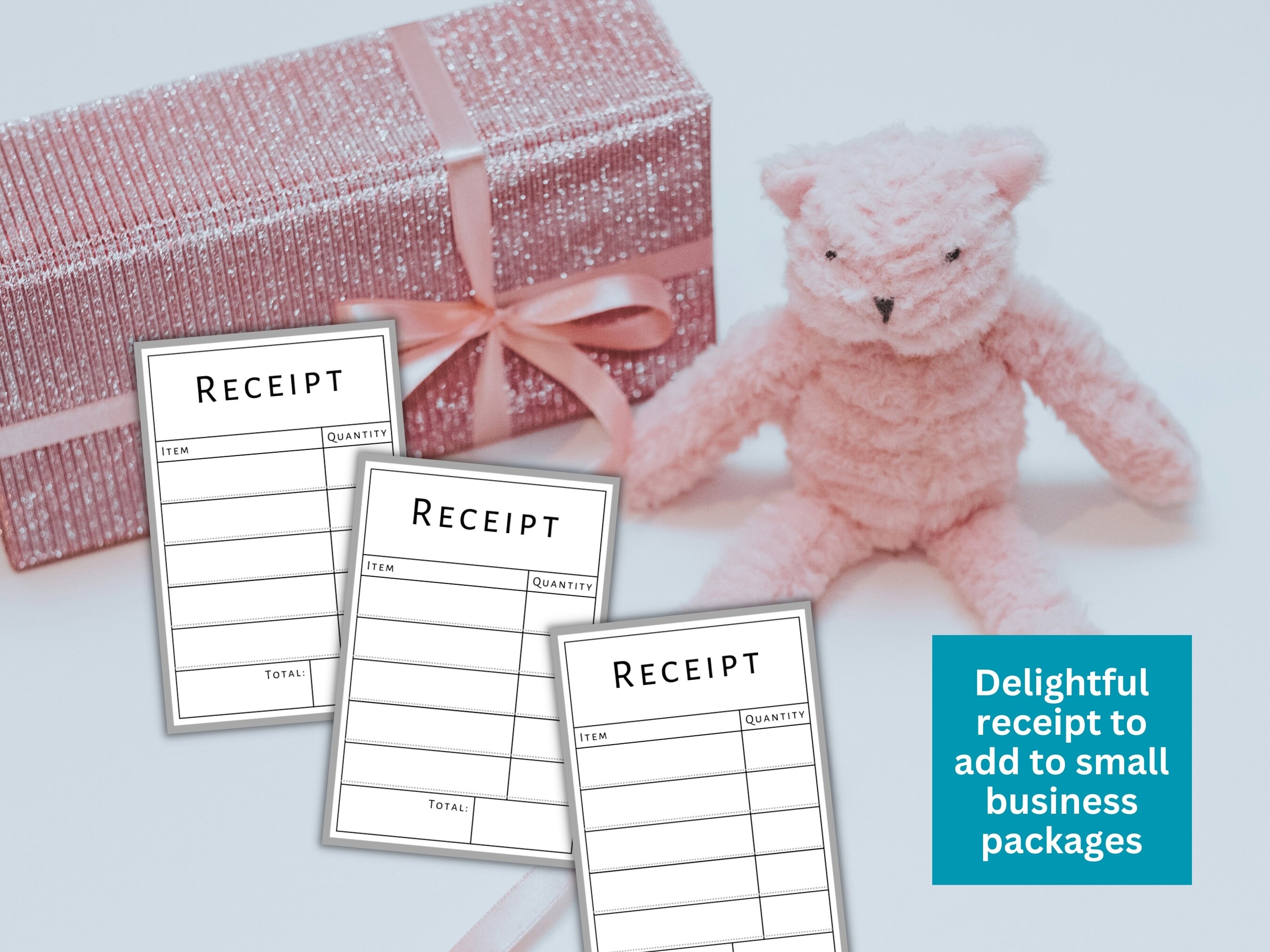 Cute Small Business Receipt, Receipt Form, Small Business Receipt ...