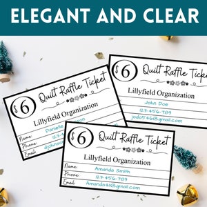 Editable Quilt Raffle Ticket, Ticket Printable, Editable Quilting ...