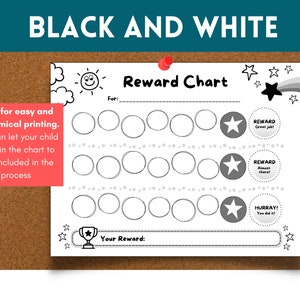 Reward Chart, Toddler Reward Chart, Reward Chart Printable, Kids ...