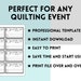 Editable Quilt Raffle Ticket Ticket Printable Editable - Etsy