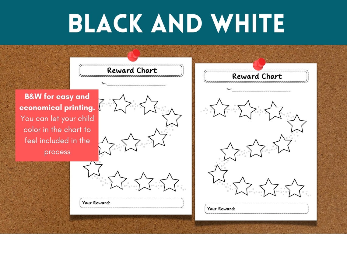 Reward Chart, Toddler Reward Chart, Reward Chart Printable, Kids ...