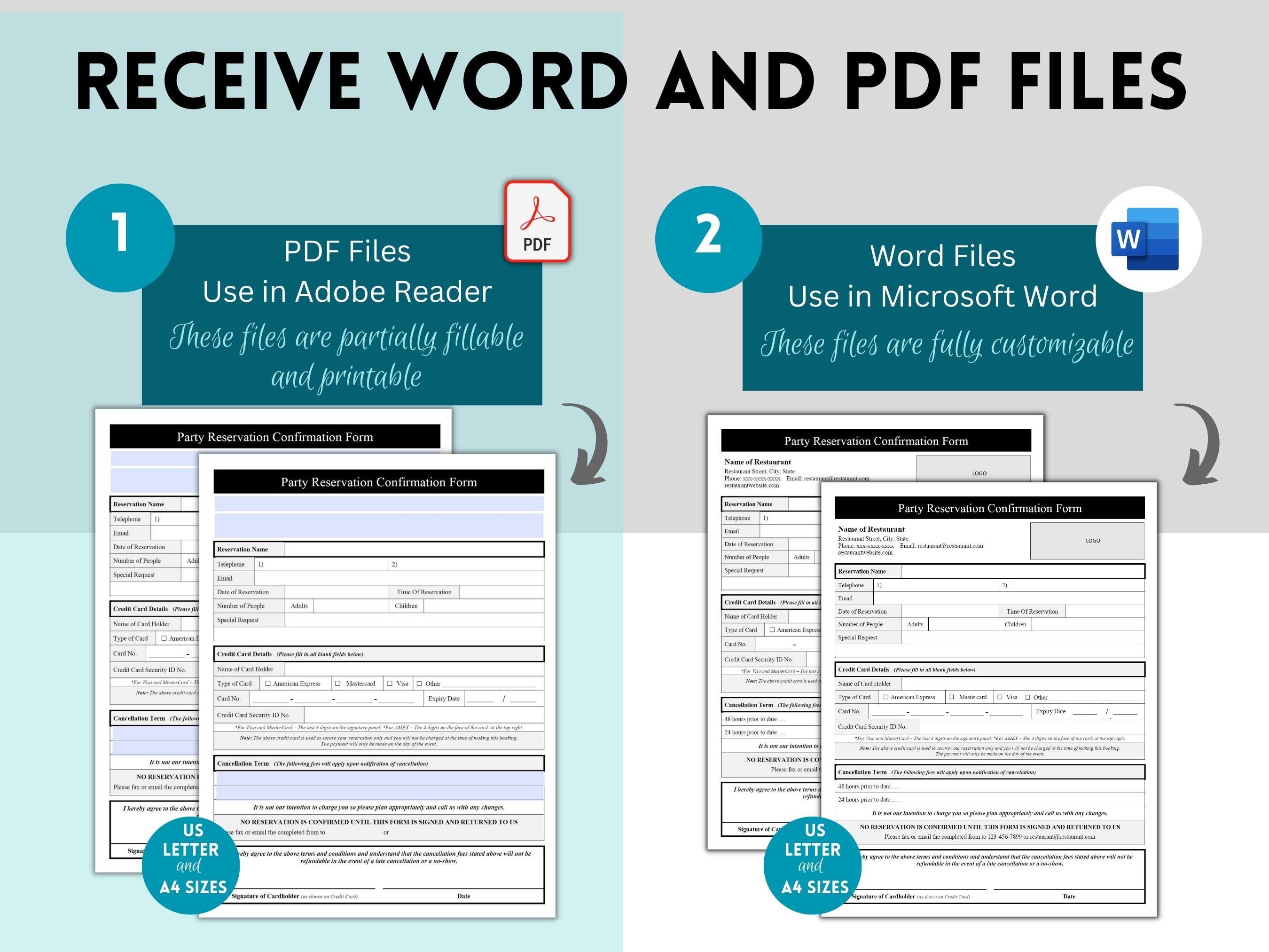 Editable Table Reservation List, Restaurant Table Reservation Form ...