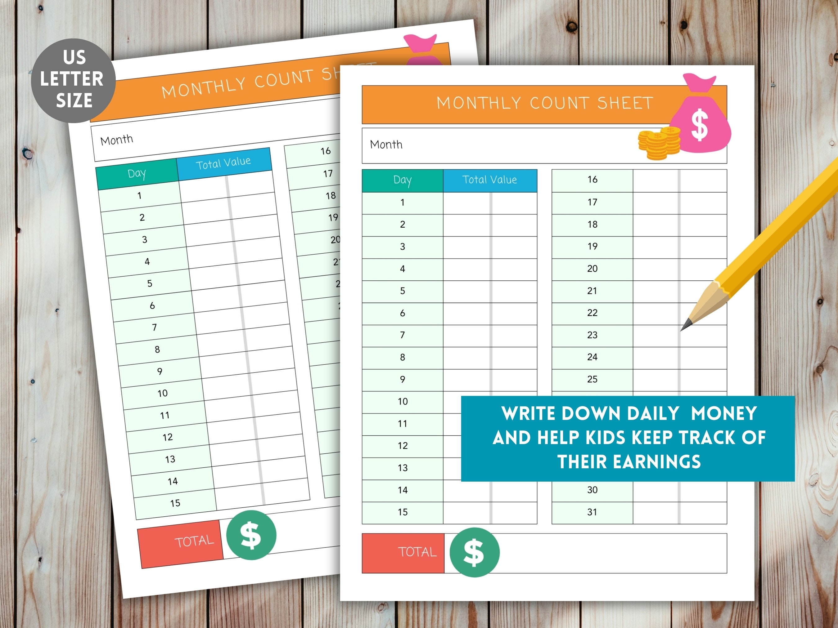 Payslip for Kids, Printable Kids Paystub, Kids Paycheck, Earn Money ...