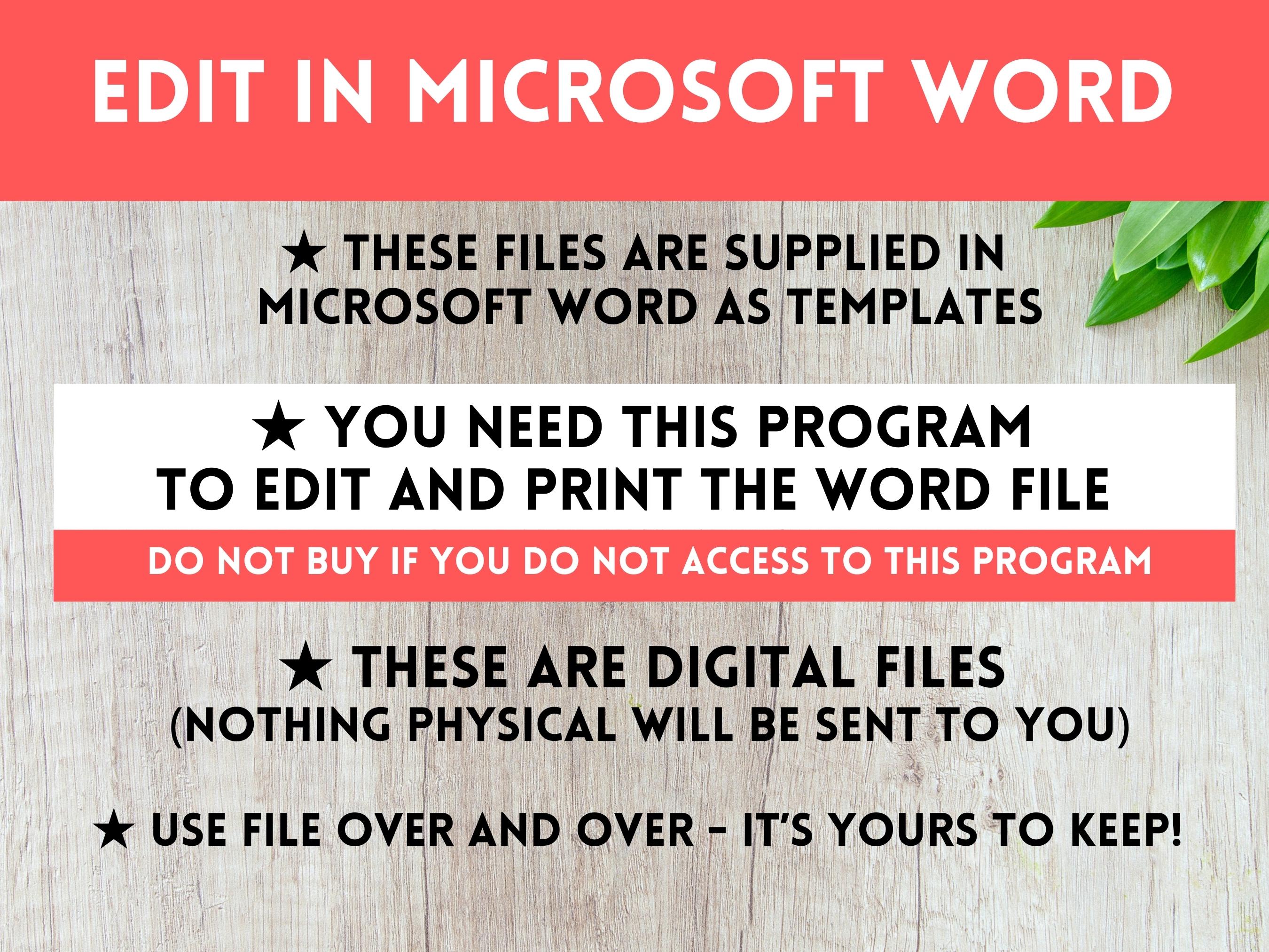 Editable New Hire Checklist, New Hire Checklist Template, Word HR Forms ...