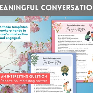 Reminiscing Game for Seniors, Conversation Dementia Resources, Dementia ...