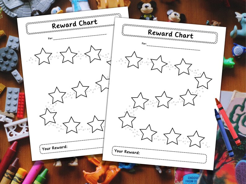 Reward Chart, Toddler Reward Chart, Reward Chart Printable, Kids ...