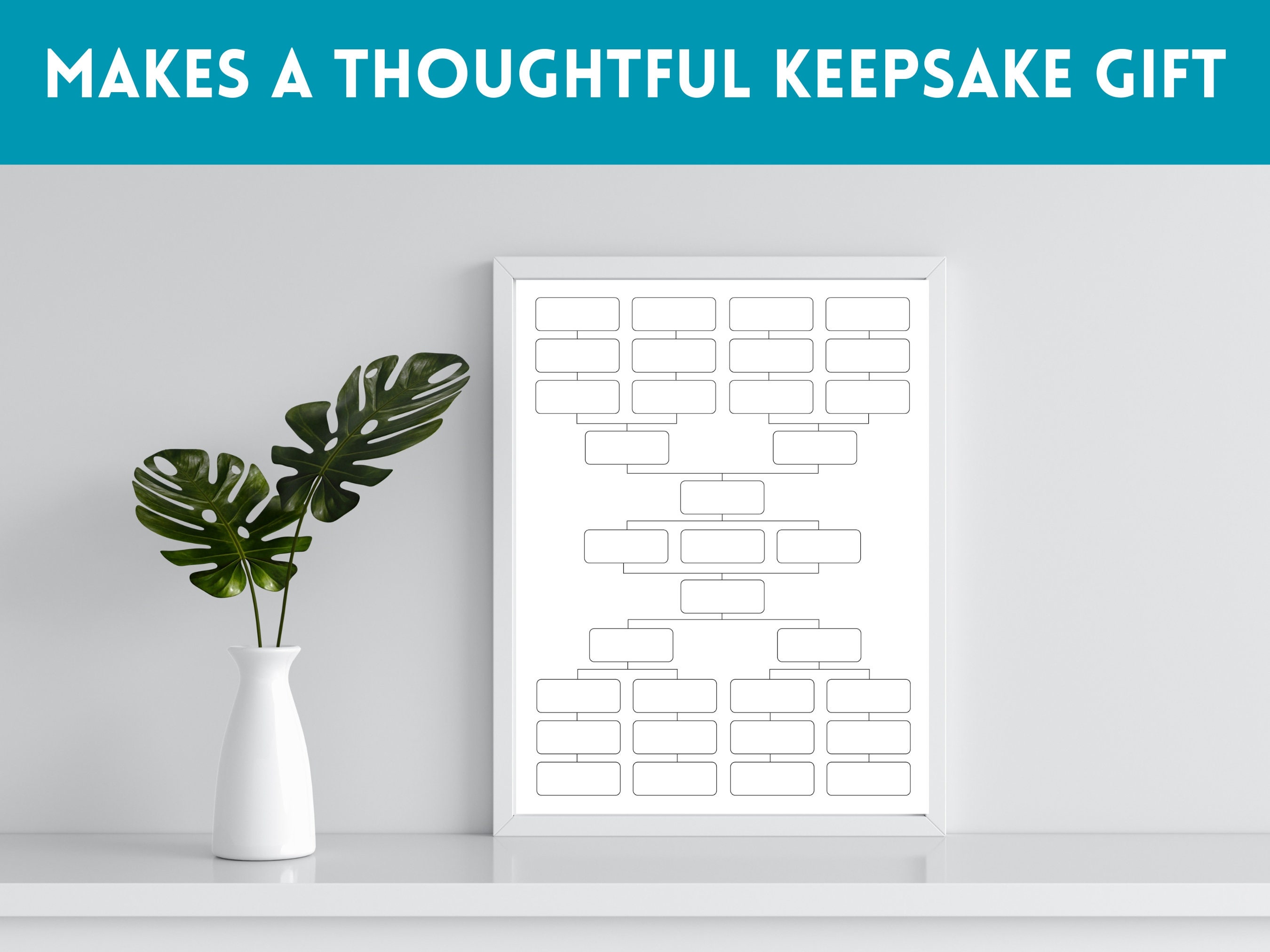 Blank Family Tree Chart Template, Family History, Pedigree Chart ...