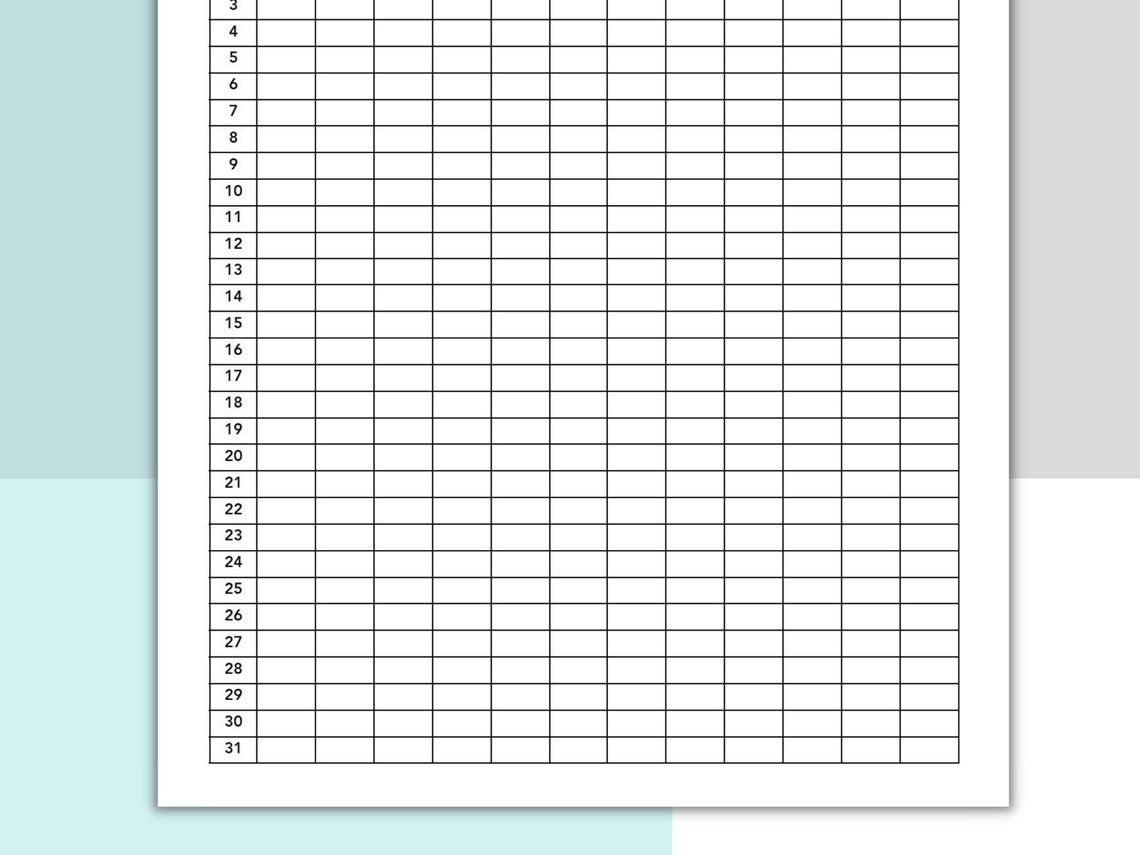 Printable Student Attendance Tracker, Attendance Log, Attendance Record ...