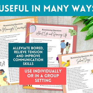 Reminiscing Game for Seniors, Conversation Dementia Resources, Dementia ...