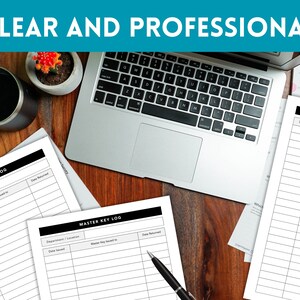 Master Key Log, Master Key Register, Master Key Record, Key Tracking ...