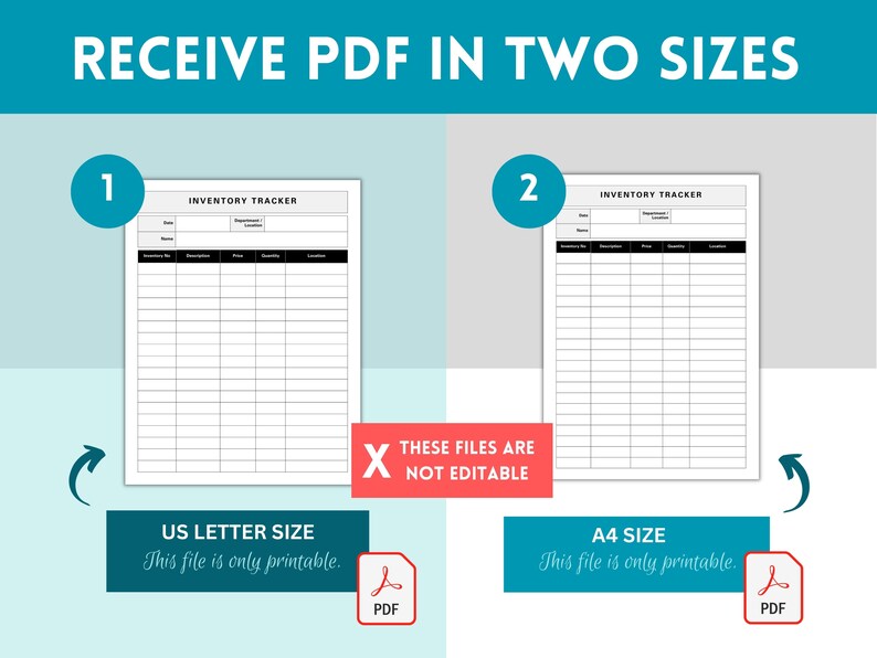 Printable Inventory Tracker, Inventory Sheet, Product Inventory ... Printable Inventory Tracker, Inventory Sheet, Product Inventory ...