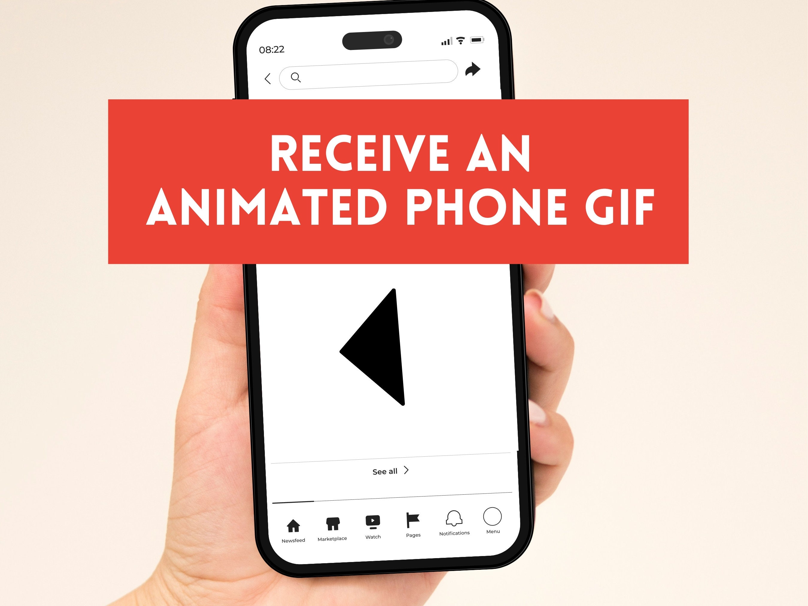 Personalized Dasher Animated Thank You Gif, Custom Delivery Driver Text ...