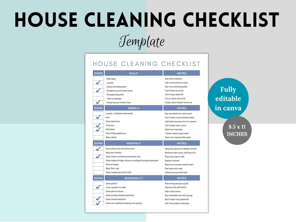 Vacation Rental Cleaning Checklist – RRRM