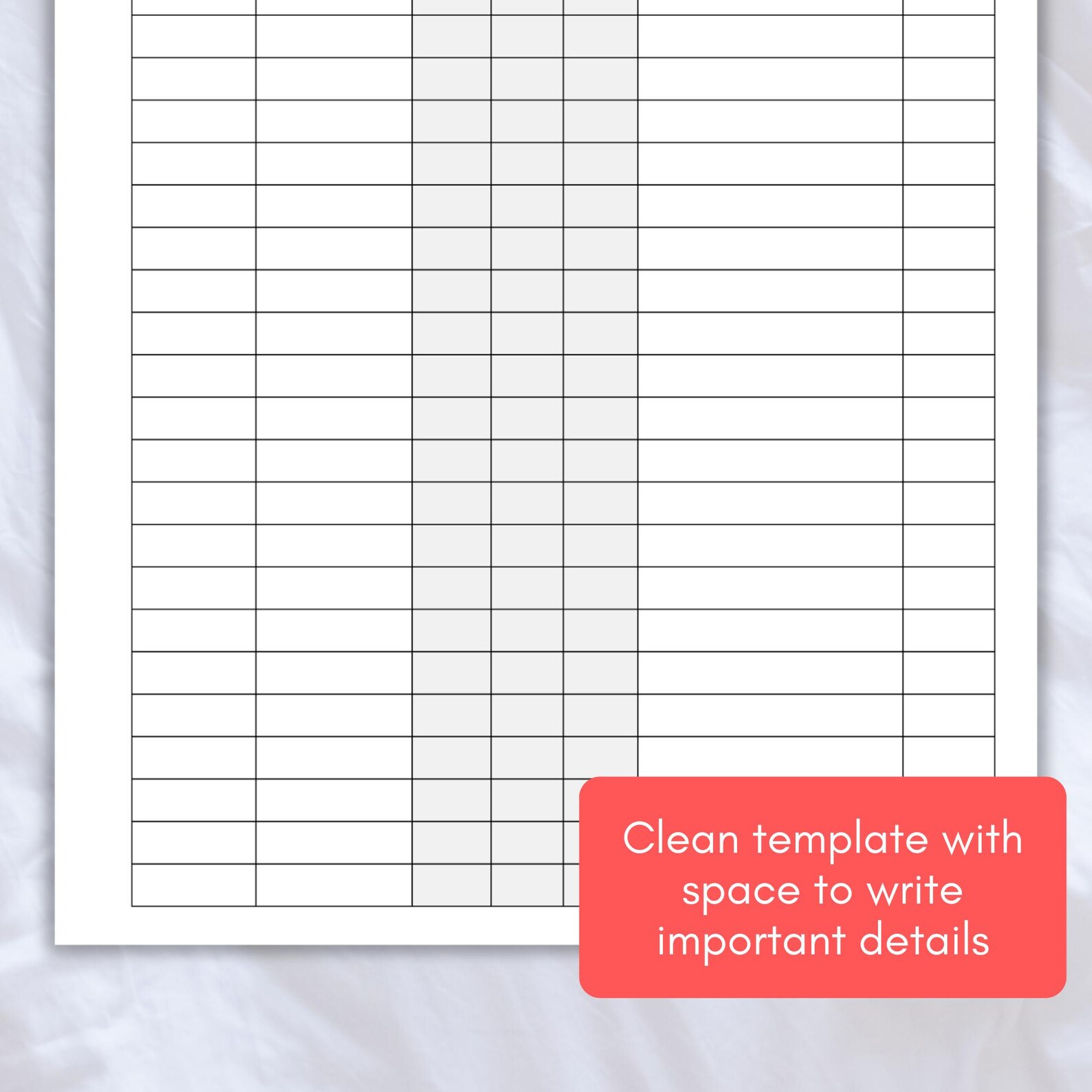Patient Positioning and Turn Log, Patient Repositioning Chart, Nursing ...