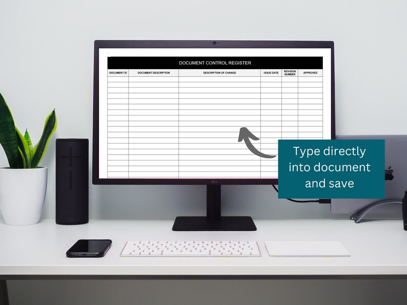 Document Control Register, Document Control Template, Business ...