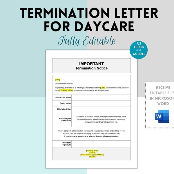 Daycare Forms - Etsy