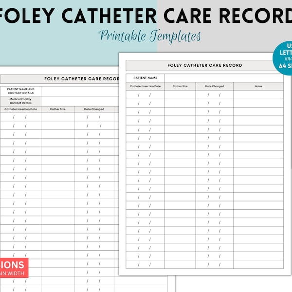 Catheter Form - Etsy