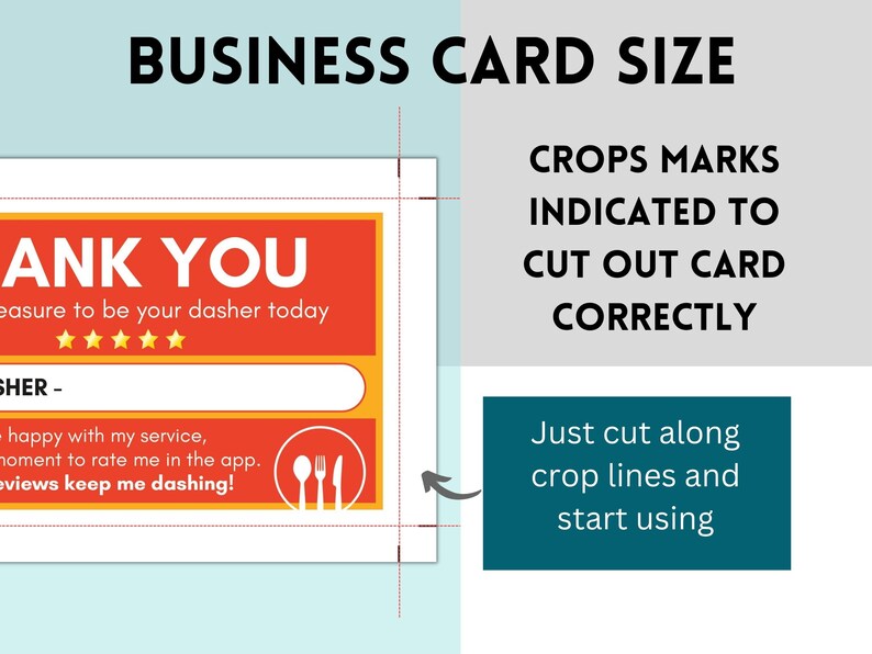 Doordash Delivery Rating Cards, Food Delivery Driver, Doordash Customer ...