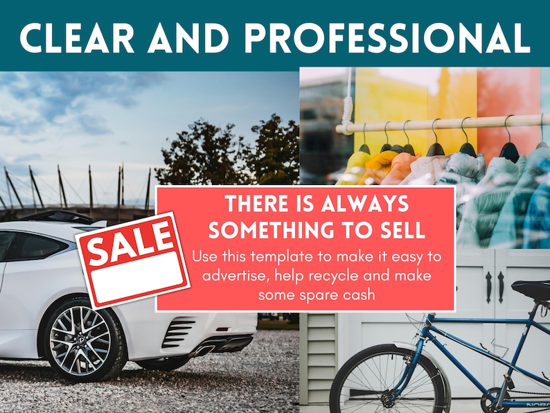 Printable for Sale Sign, for Sale Sign, Sale Sign PDF, US Letter and A4 ...