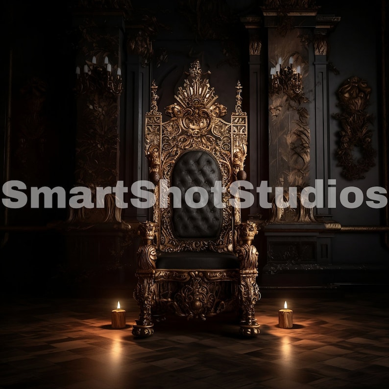 1 X Throne Digital Background, Digital Backdrop, Luxury Backdrop ...