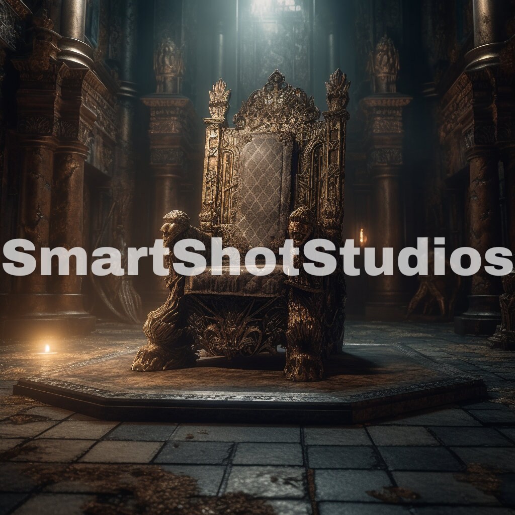 4 X Throne Digital Background, Digital Backdrop, Luxury Backdrop ...