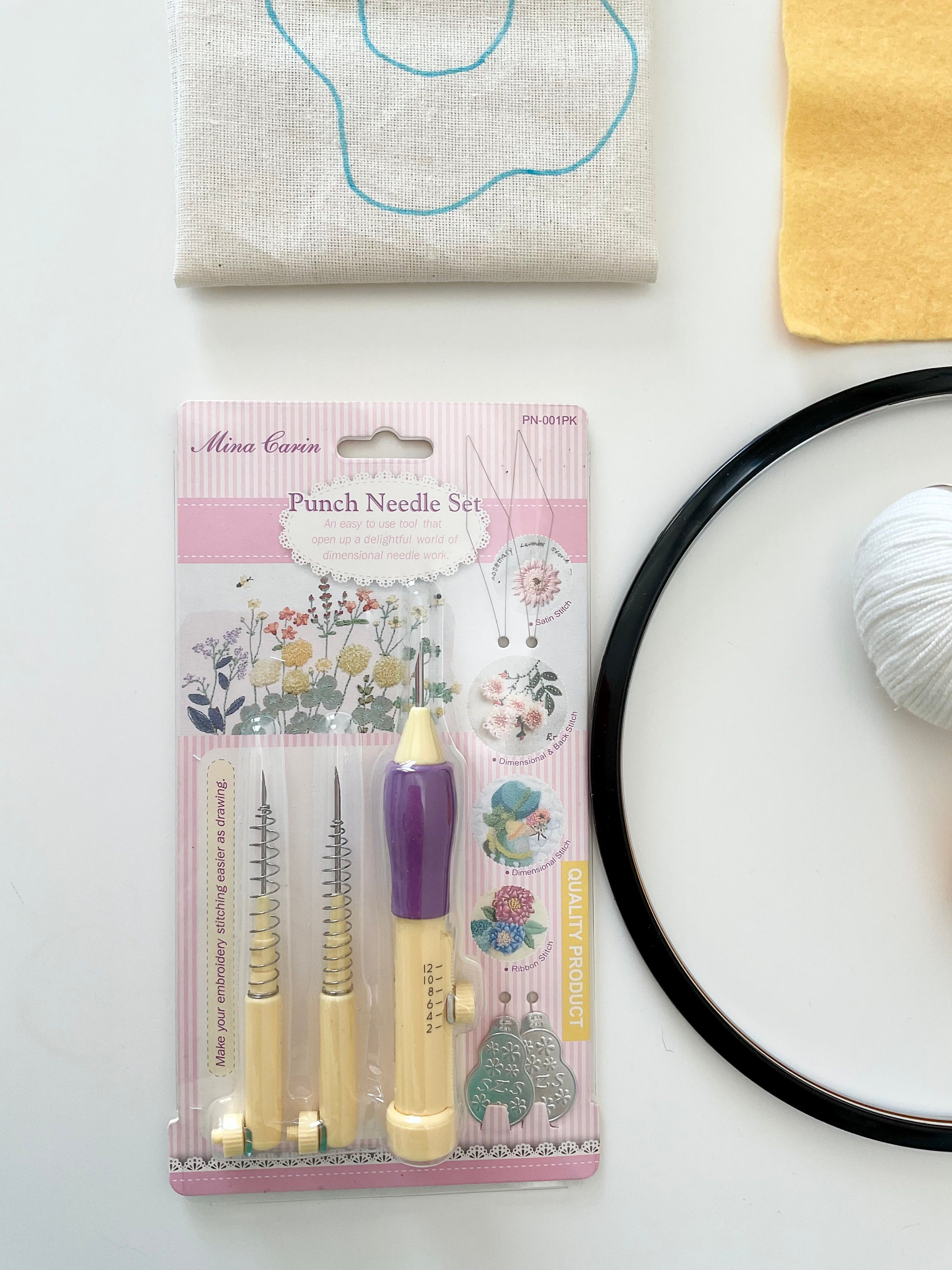 Punch Needle Kit for Beginners, Egg Models Punch Needle, Full Kit or ...