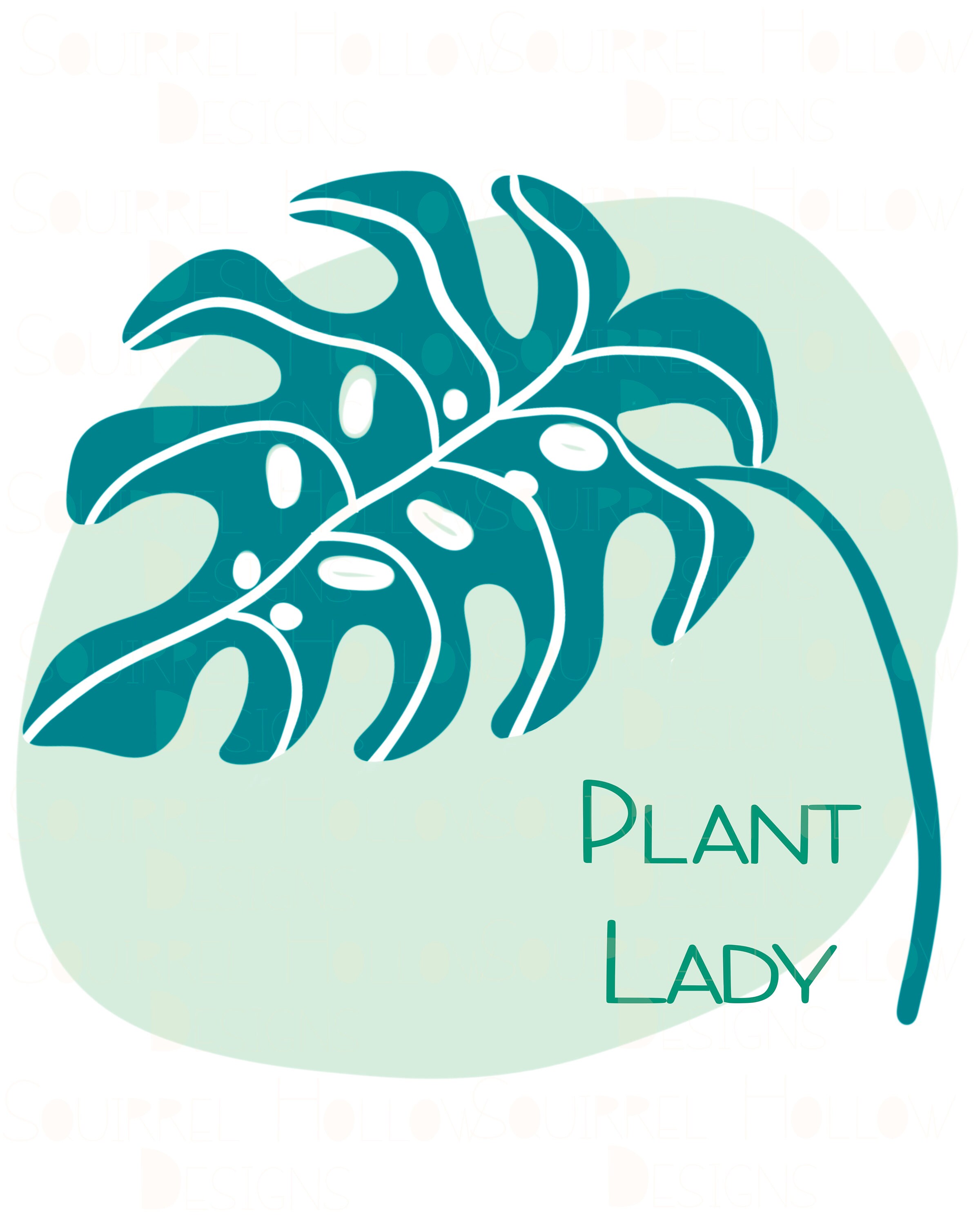 Plant Lady PNG, Plant Lovers, Digital Download, Plant Lady Series ...