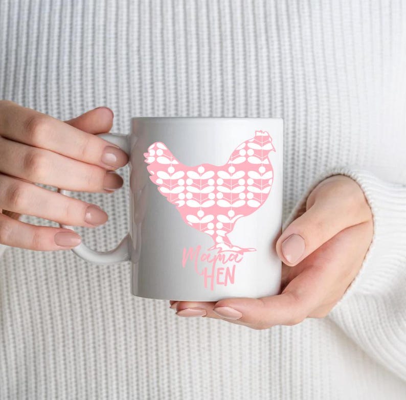 Mama Hen PNG, Pyrex, Chicken, Tumbler Design, Mama Chick, Pyrex ...