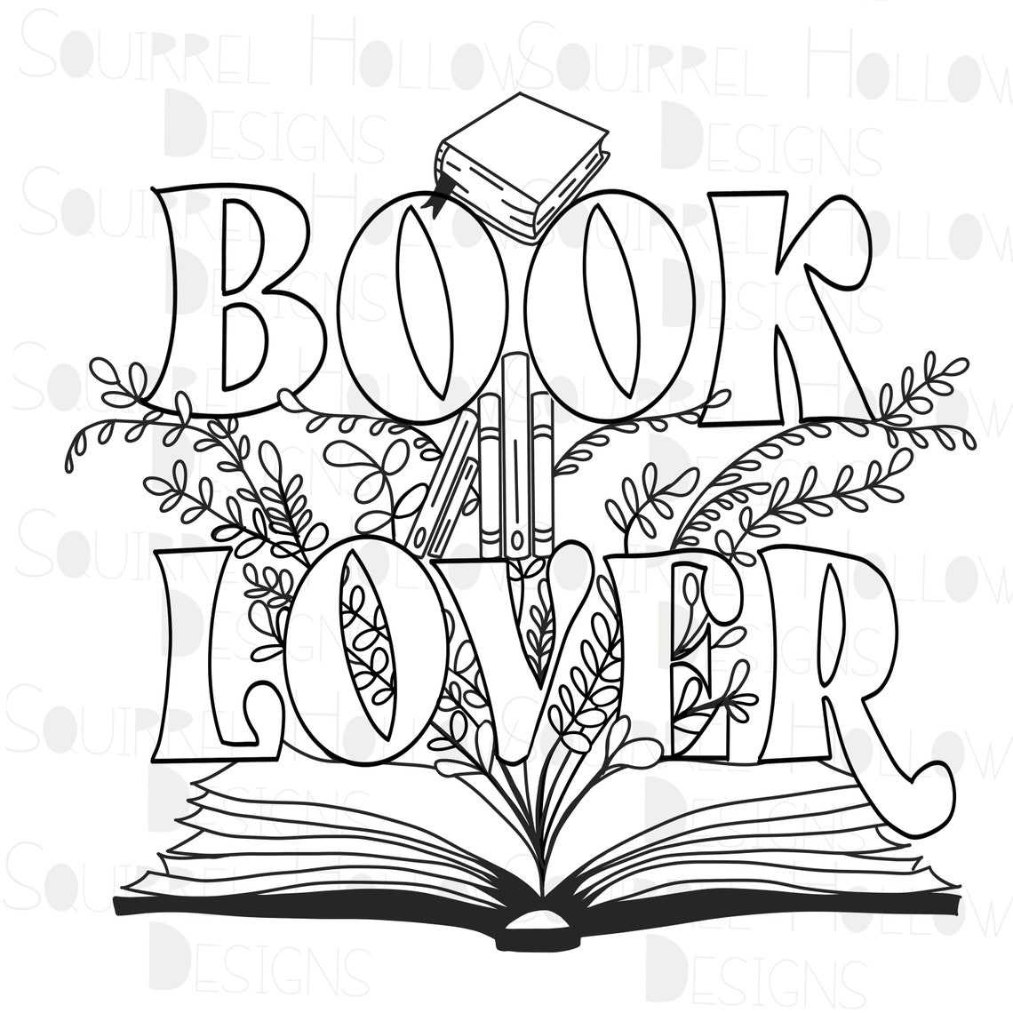 Book Lover PNG Digital Download, Sublimation Design, Sticker Design ...