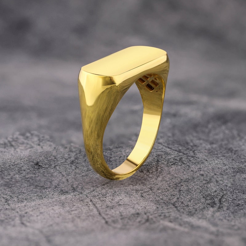 Gold Pinky Ring Men - Etsy