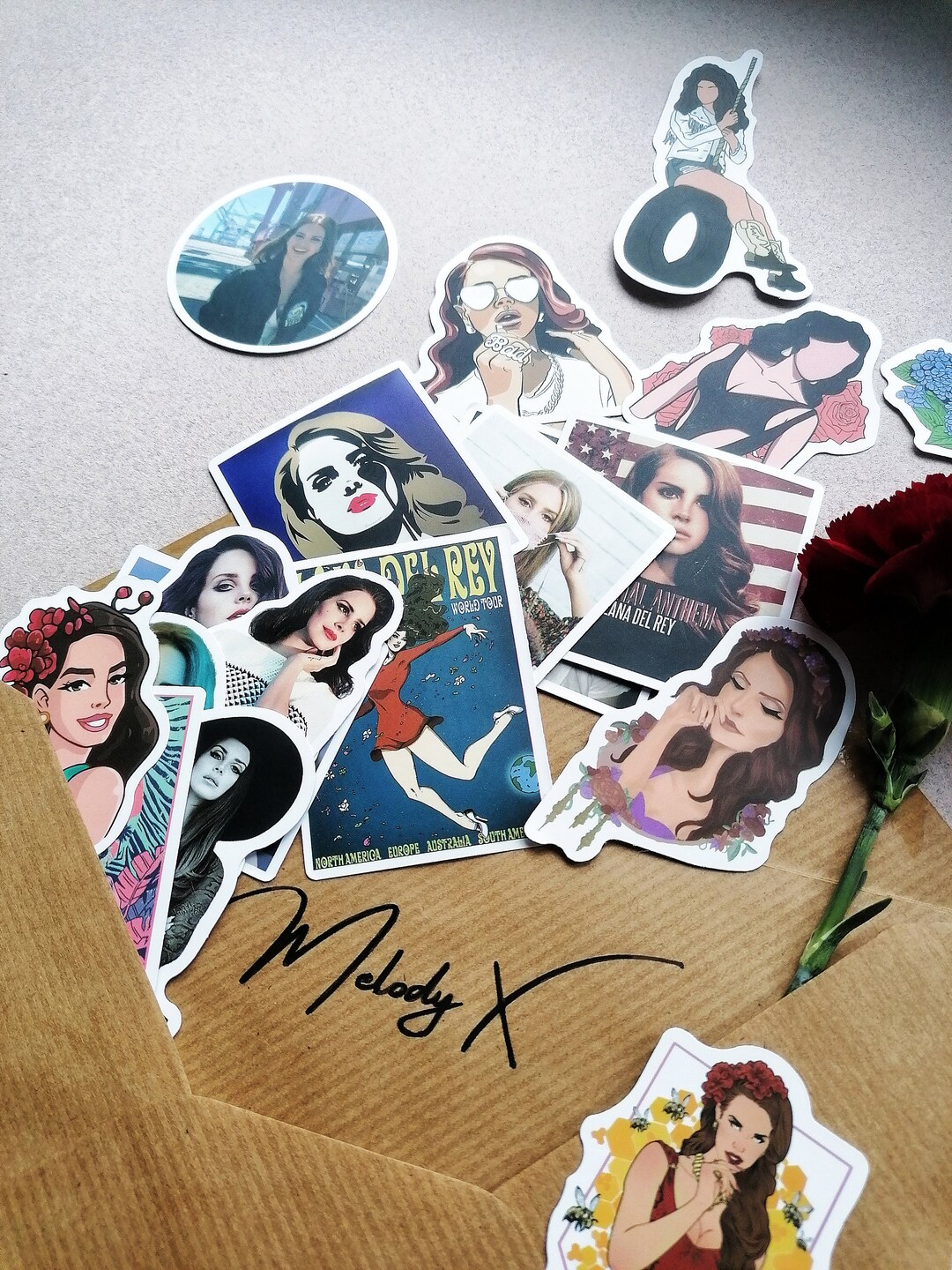 Vinyl Matte Stickers Set Pack Lana Inspired LDR Dreamy Fancy - Etsy