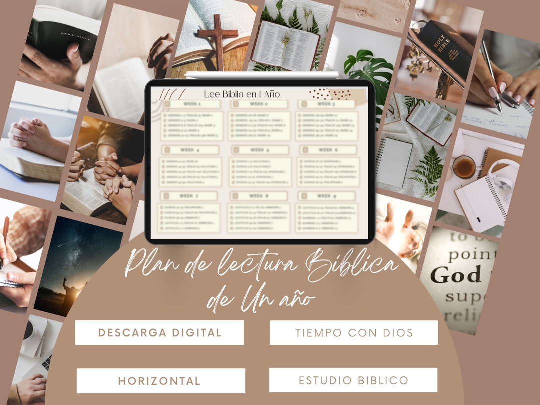 Lea La Biblia En 1 Año - Plan De Lectura De La Biblia- Planificador ...