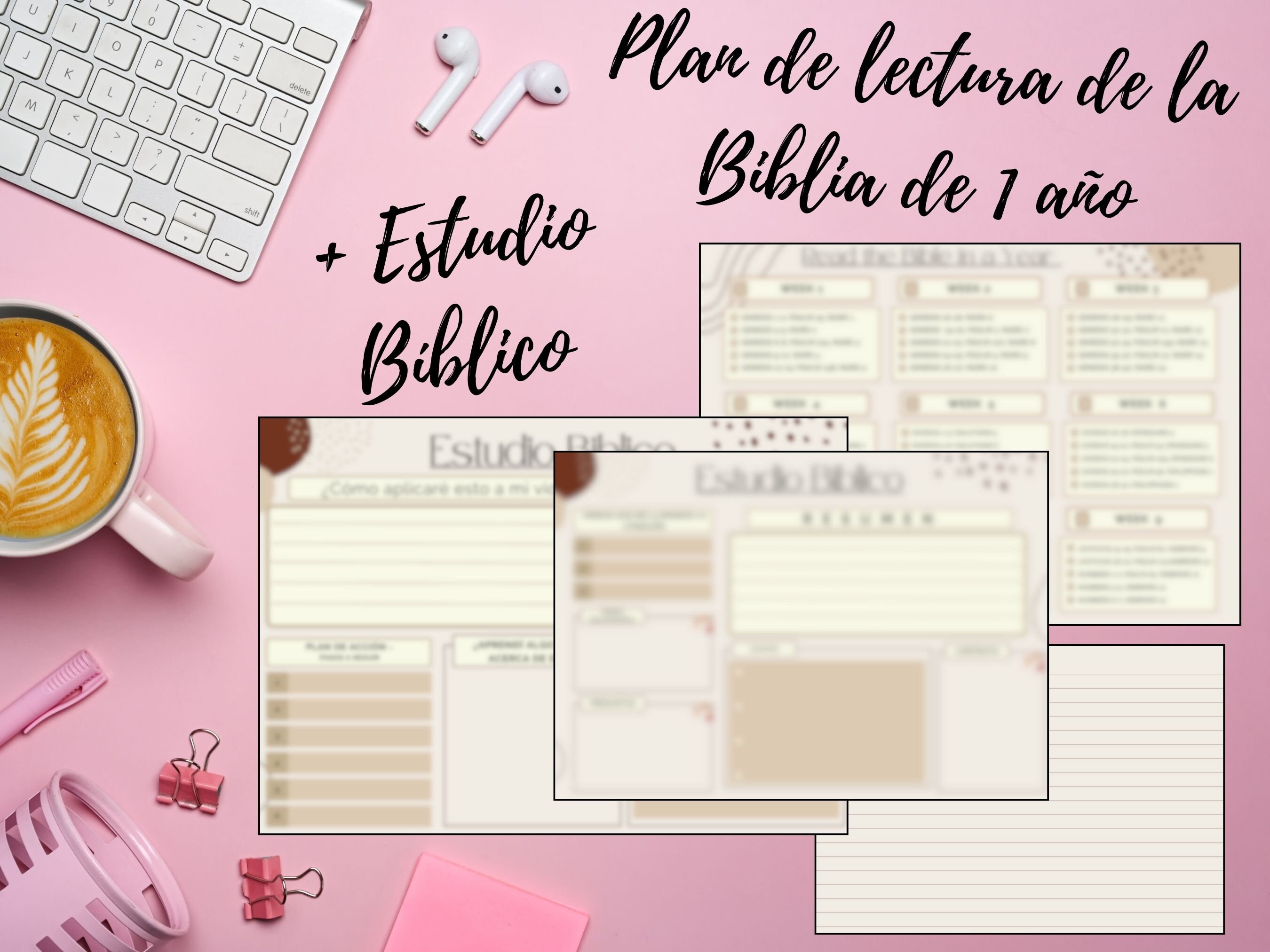 Lea La Biblia En 1 Año Plan De Lectura De La Biblia Planificador ...