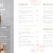 Modern Restaurant Menu Template: Editable A4 Landscape (digital ...