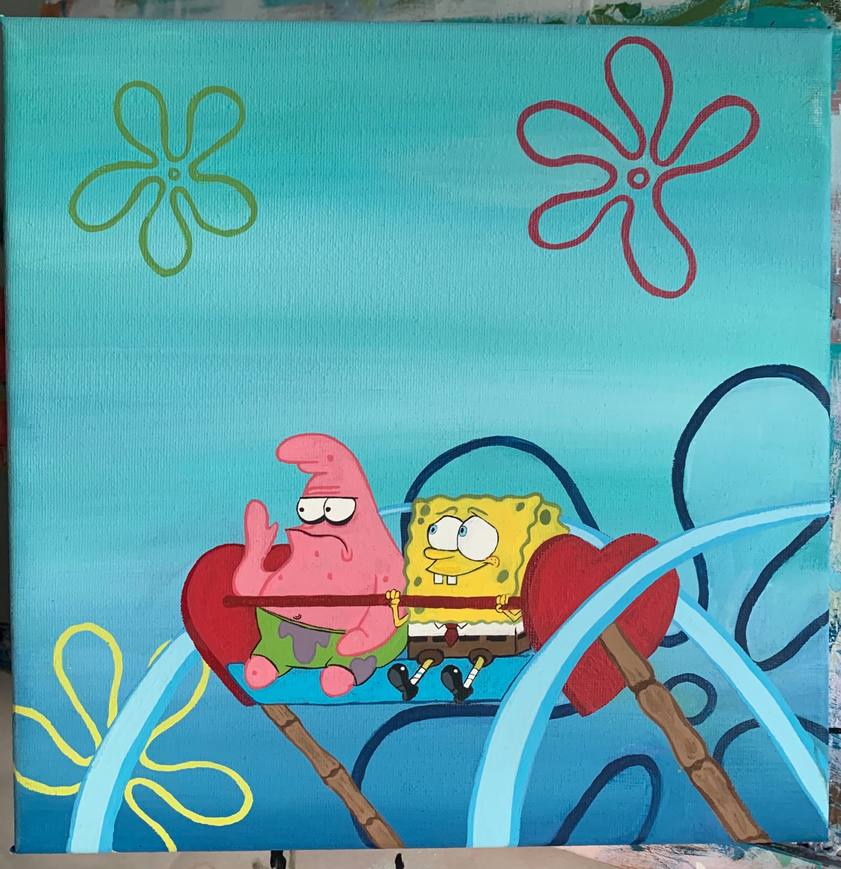 Detailed Spongebob Paintings