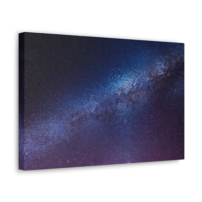 Milky Way Galaxy Wall Art Canvas Print - Etsy