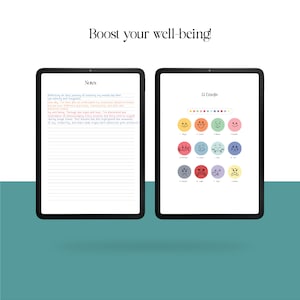 Mood Tracker A4 Printable PDF Mood All-in-one Solution for Emotional ...