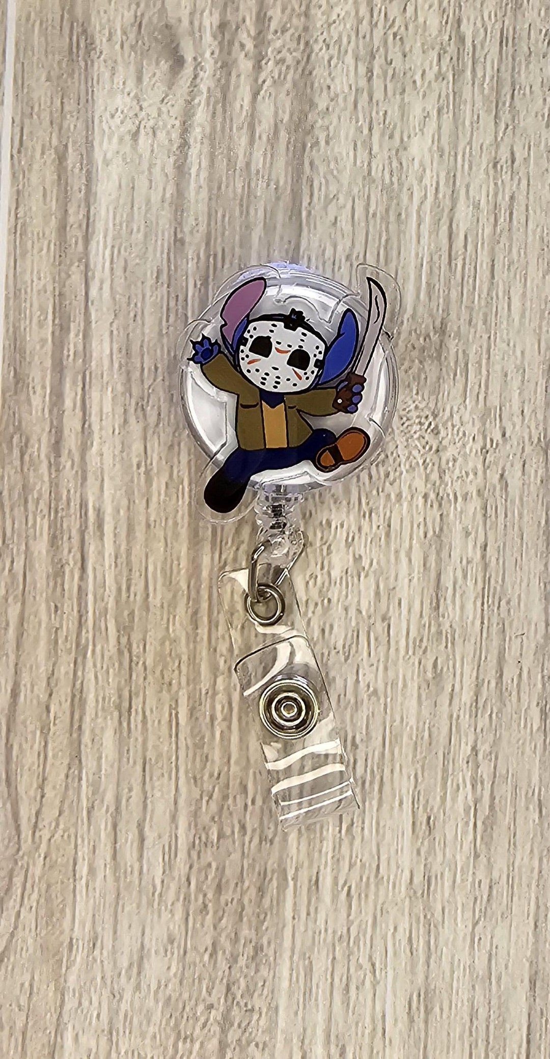 Cute Blue Alien Jason Halloween Costume Holiday Fall Ds Badge Reel - Etsy