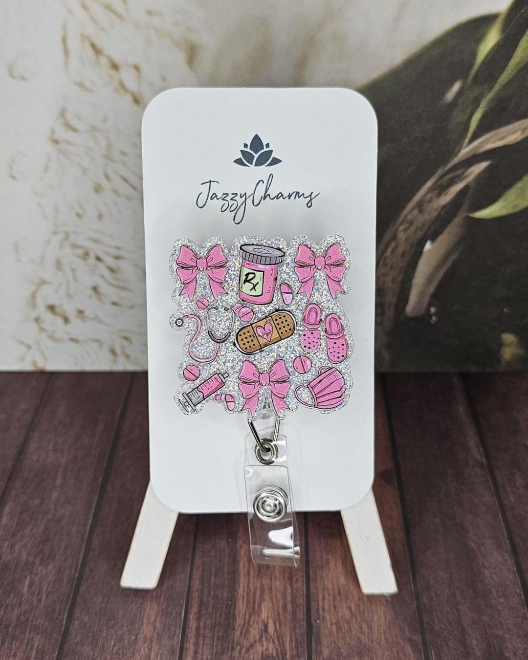 Pharmacy, Pharmacist, Pharmacy Tech Nurse Medical Worker Badge Reel for ...