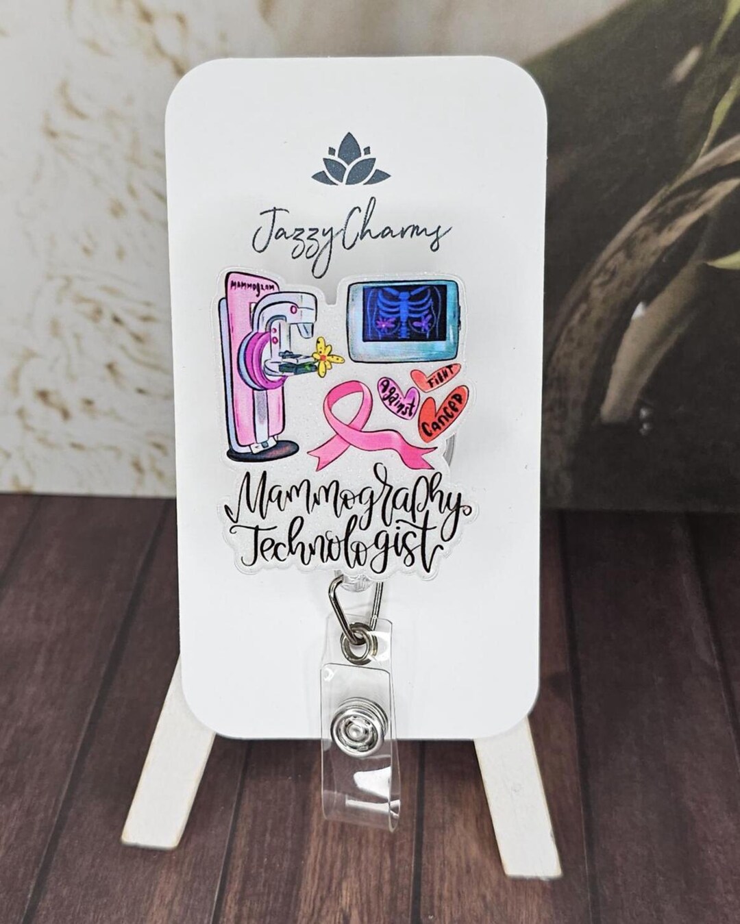 Mamogram Id Badge Reel Medical Id Badge Holder for Mamography ...