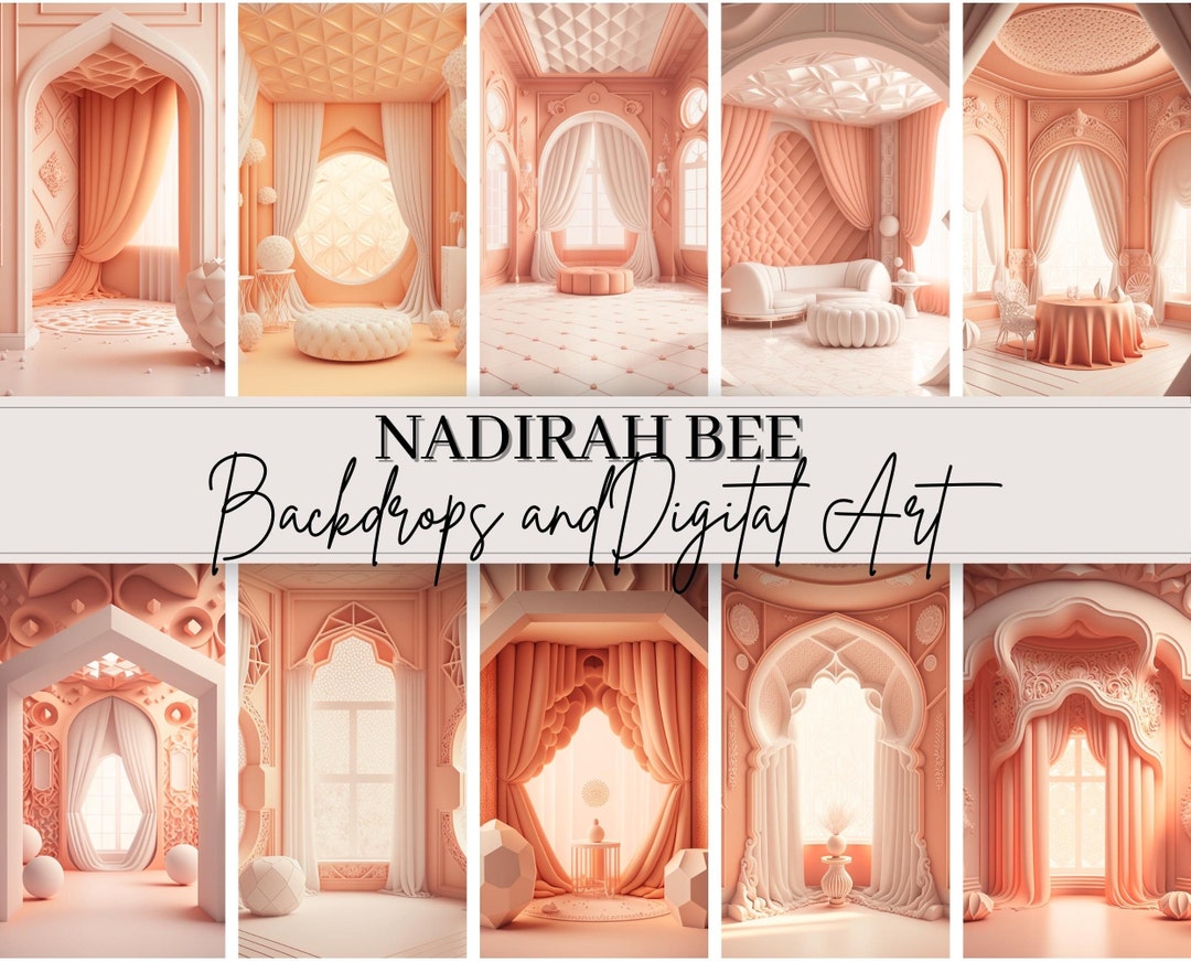 Peach Room Backdrops, Maternity Backdrop, Studio Backdrop Overlays ...