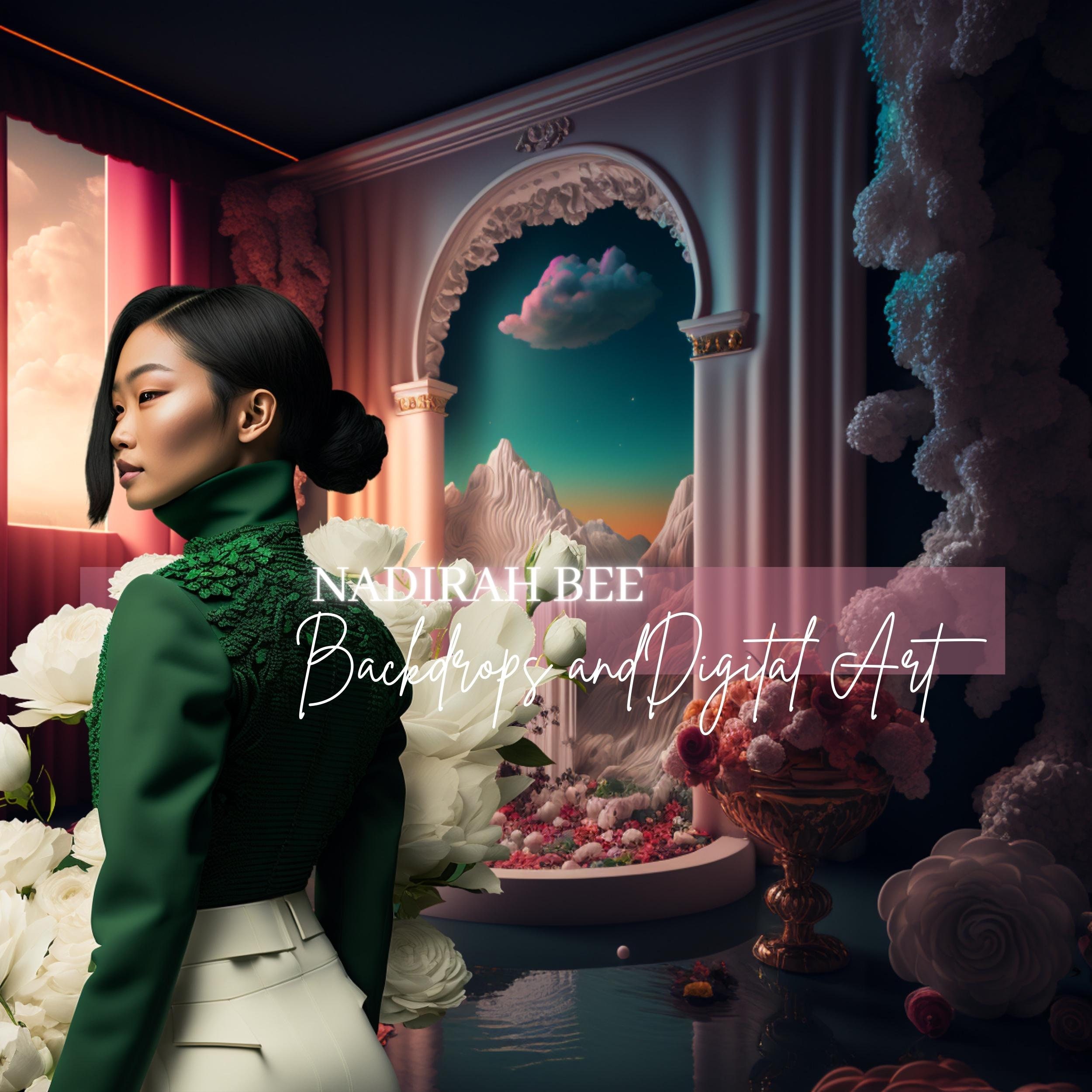 Under the Sea Room Digital Backdrop, Digital Backdrops Whimsical ...